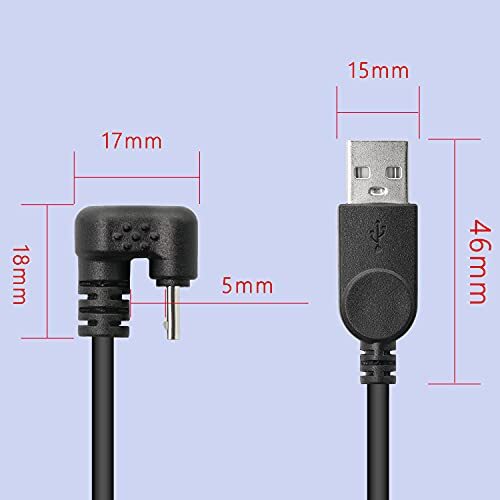 Micro USB Cable U Shape,180 Degree Angle USB 5-Pin Fast Data Sync ...