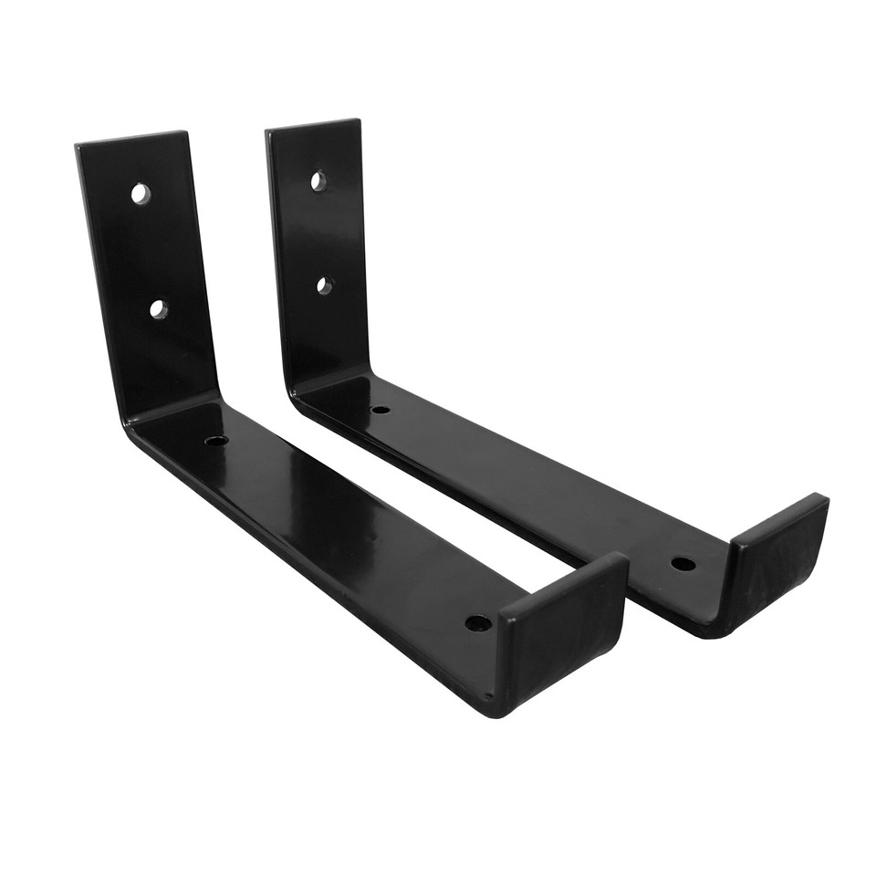 2 Pack - Hook Shelf Brackets, J Bracket, Metal Shelf Bracket ...