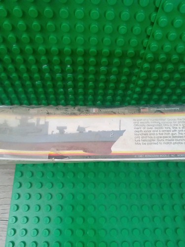 Vintage 1987 Monogram U.S.S. Ramsey Guided Missile Destroyer Model Ship ...