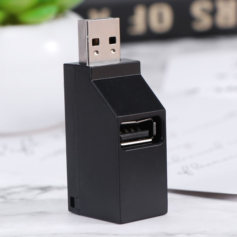 3-port Mini USB 2.0 Multi Port USB Hub Splitter Hub Adapter For PC ...