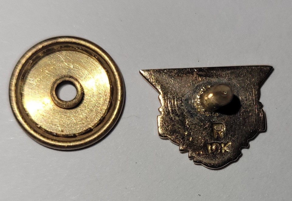 Vintage 10k Gold THOMPSON TRACTOR CO. / CATERPILLAR Award Pin 1960's | eBay