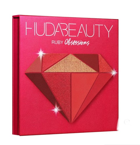 HUDA BEAUTY Ruby Obsessions Eyeshadow Palette 9 Shades Colors Eye Makeup New | eBay