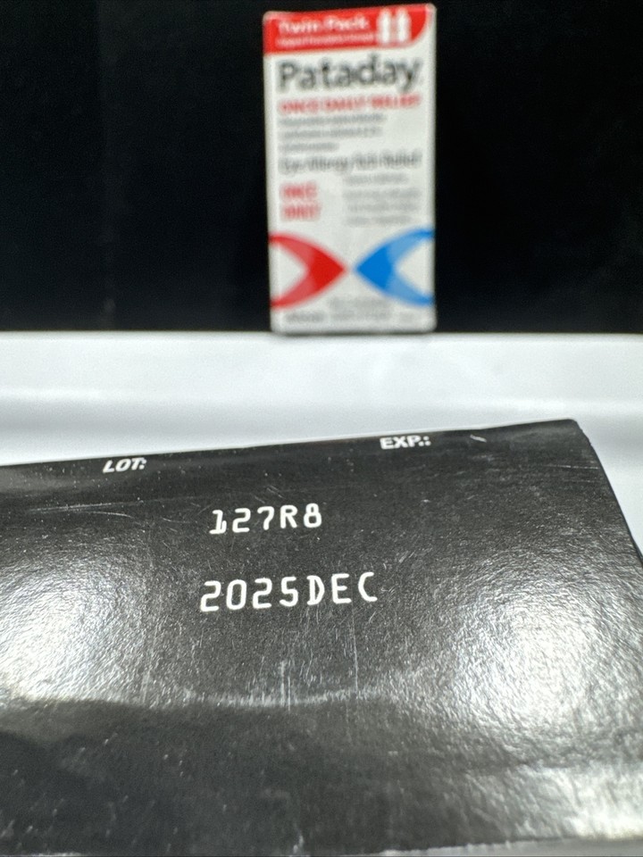 Pataday Once Daily Relief Eye Allergy Relief 2.5 ml Twin Pack Exp. 12/ ...