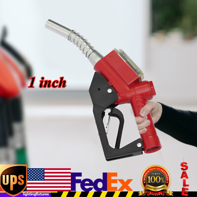 Fuel Gasoline Diesel Petrol Oil Delivery Gun Nozzle Dispenser With Flow ...