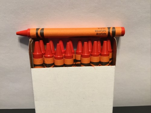(16) Crayola Crayons (scarlet) BULK | eBay