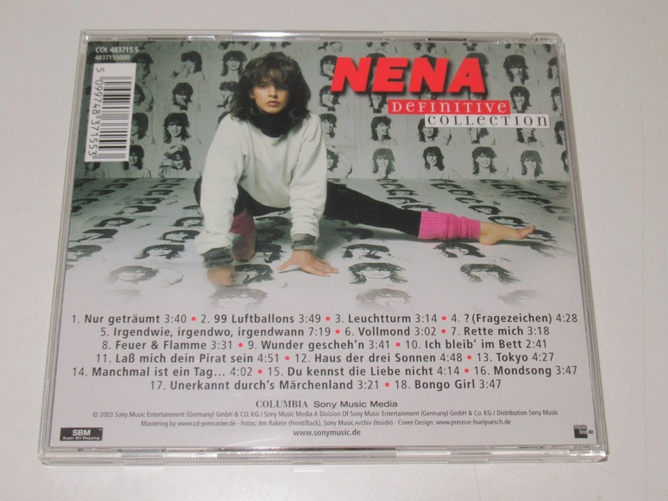 Nena/Definitive Collection (Columbia CD-2053/01) CD Album | eBay