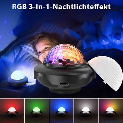 U`King Mini LED RGB USB Discokugel Discolicht Musikgesteuert ...