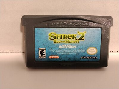 Nintendo Gameboy Advance Shrek 2 Beg for Mercy Tested Game boy GBA ...