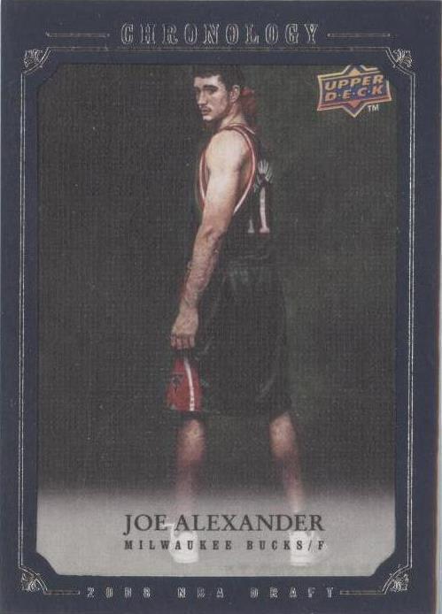 2007-08 Upper Deck Chronology - 2008 NBA Draft Joe Alexander #258 /250 ...