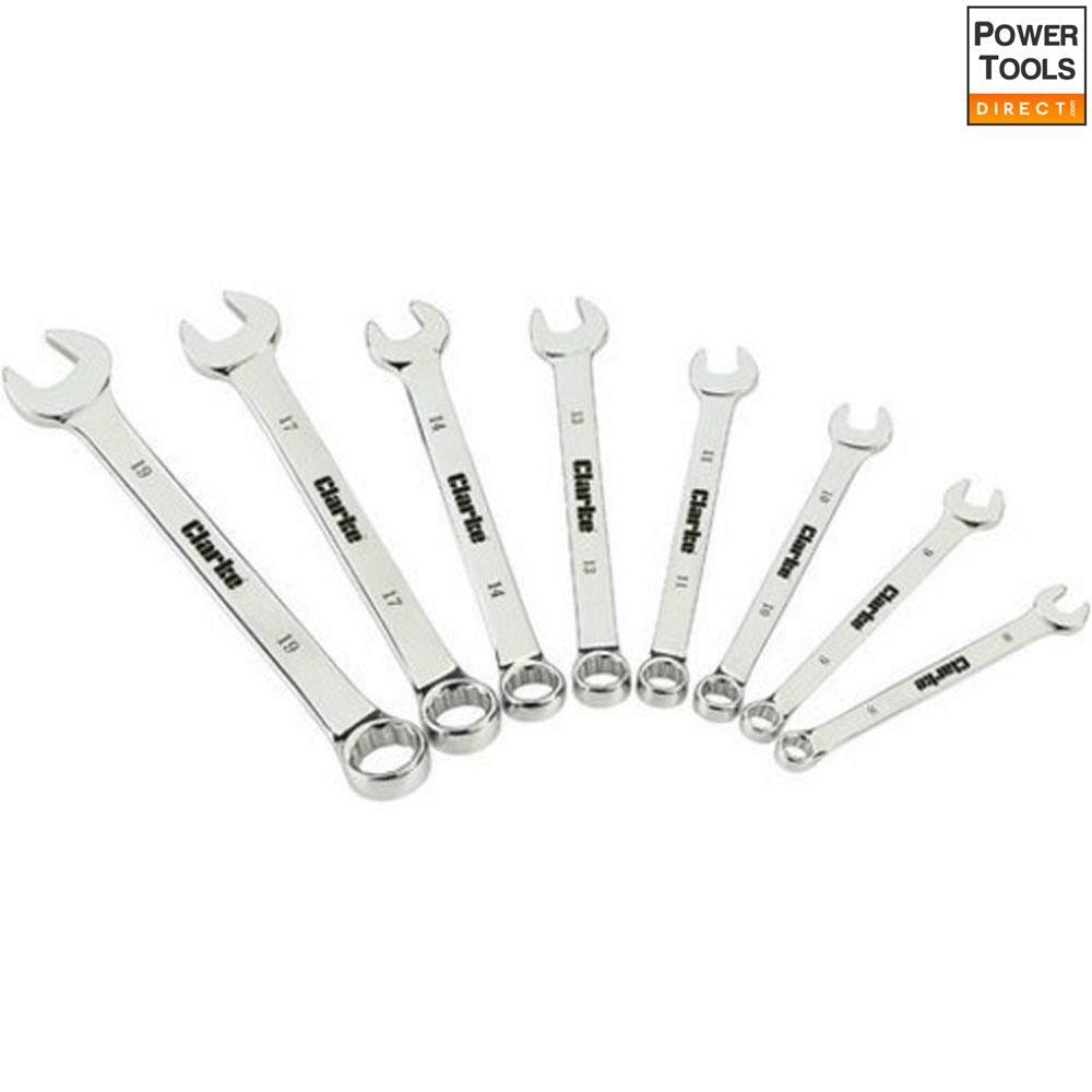 Clarke CHT815 8 Piece Metric Combination Spanner Set | eBay UK