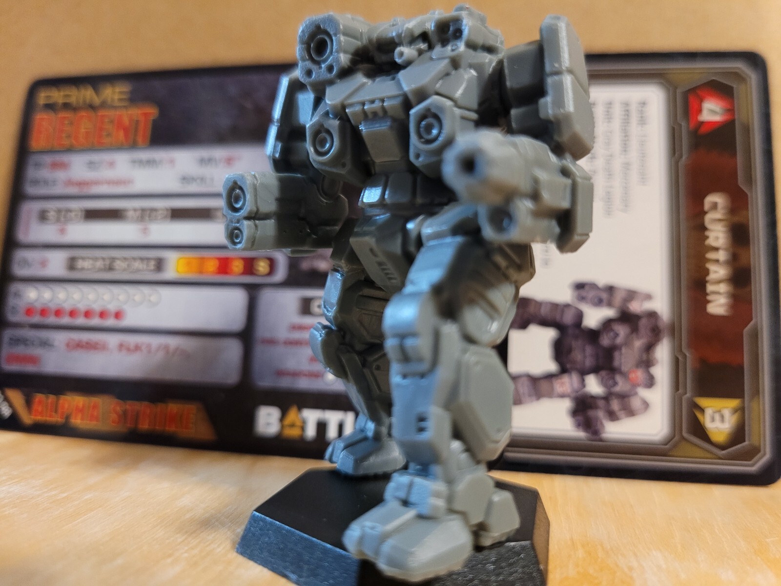 Battletech Regent Gray Death Legion Battle Lance Pilot, Mech Cards Gray ...