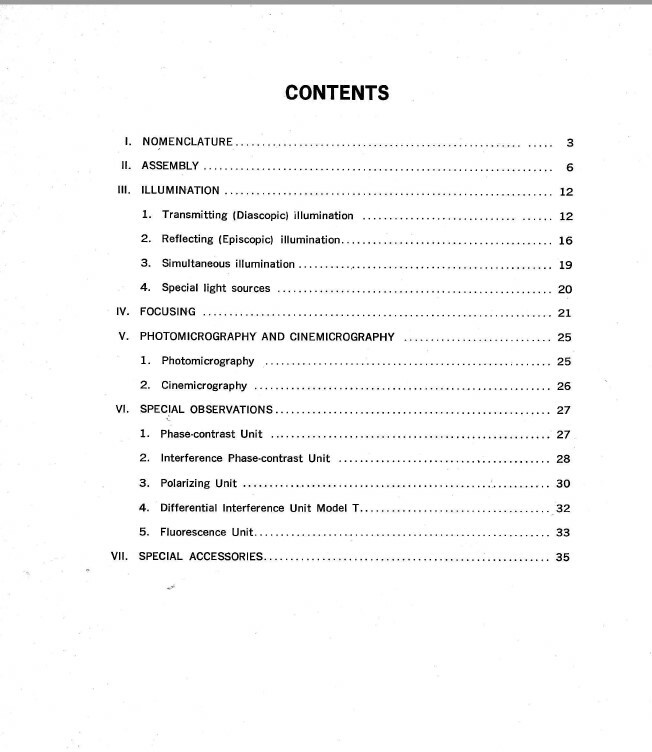 Nikon Apophot Microscope Instruction Manual on CD | eBay