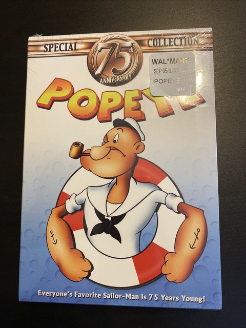 Popeye - 75th Anniversary Special Collection (DVD, 2005, 4-Disc Set ...