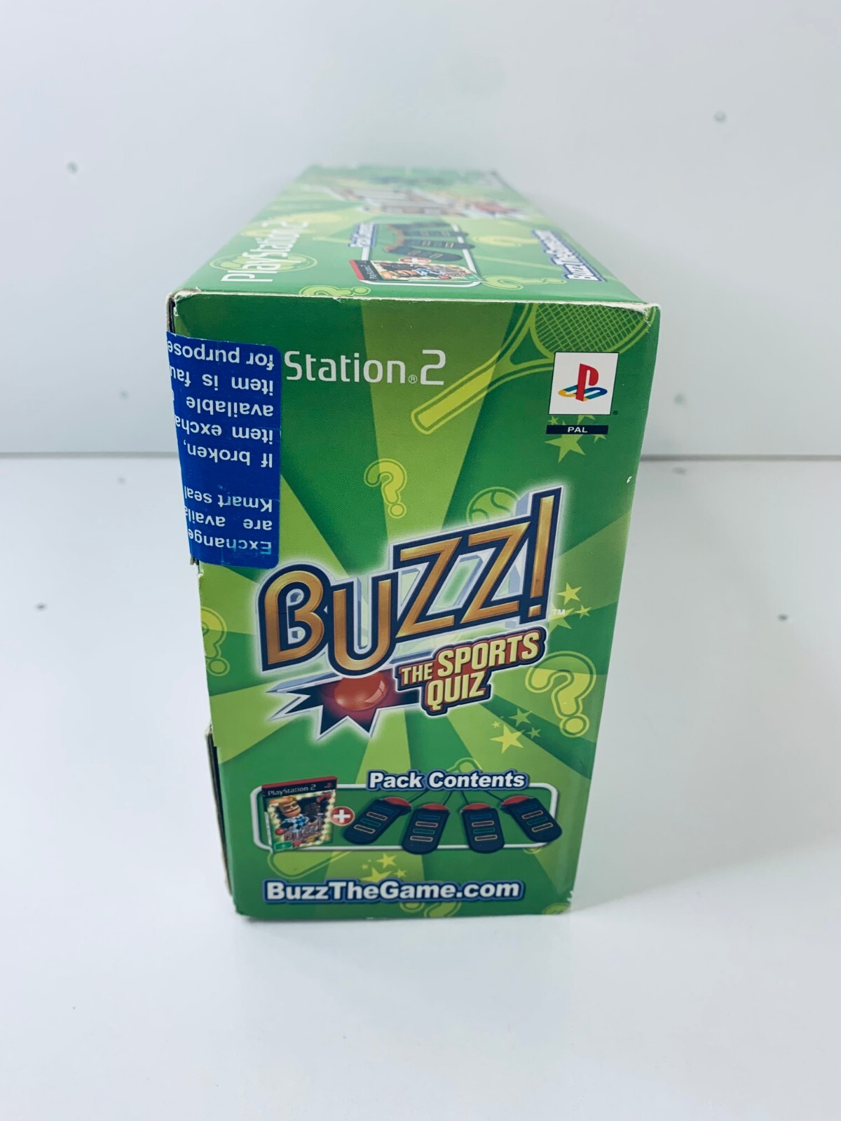 Buzz! The Sports Quiz PS2 PlayStation 2 Controller Buzzers Buzz USB PAL ...