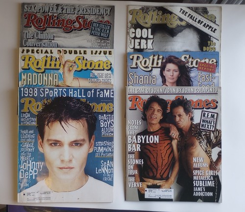 Rolling Stones Magazines Lot Of 27. From 1995-1998. Not Complete For ...