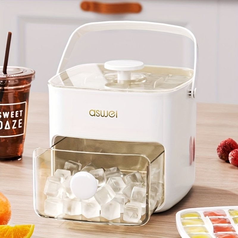 Easy Press 48 Ice Cube Maker Tray Party Bar Ice Cube Maker Mould Ice ...