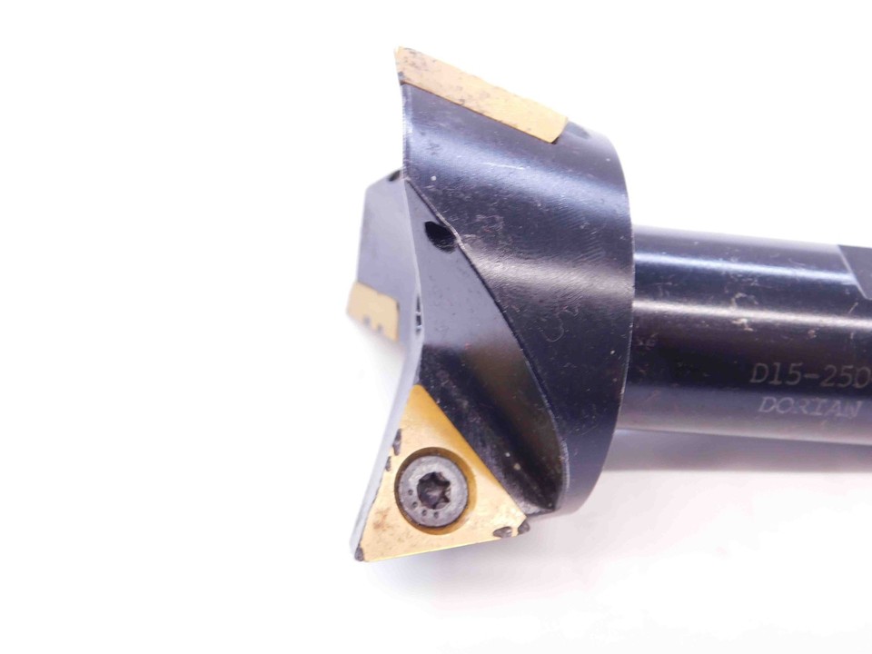 DORIAN 2 1/2 DIA. 15 DEG INCL ANGLE INDEXABLE DOVETAIL CUTTER D15-250 ...