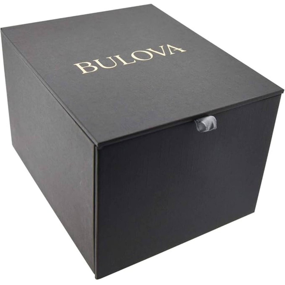 Bulova Men's Watch Icon Quartz Precisionist Black Dial Steel Bracelet ...