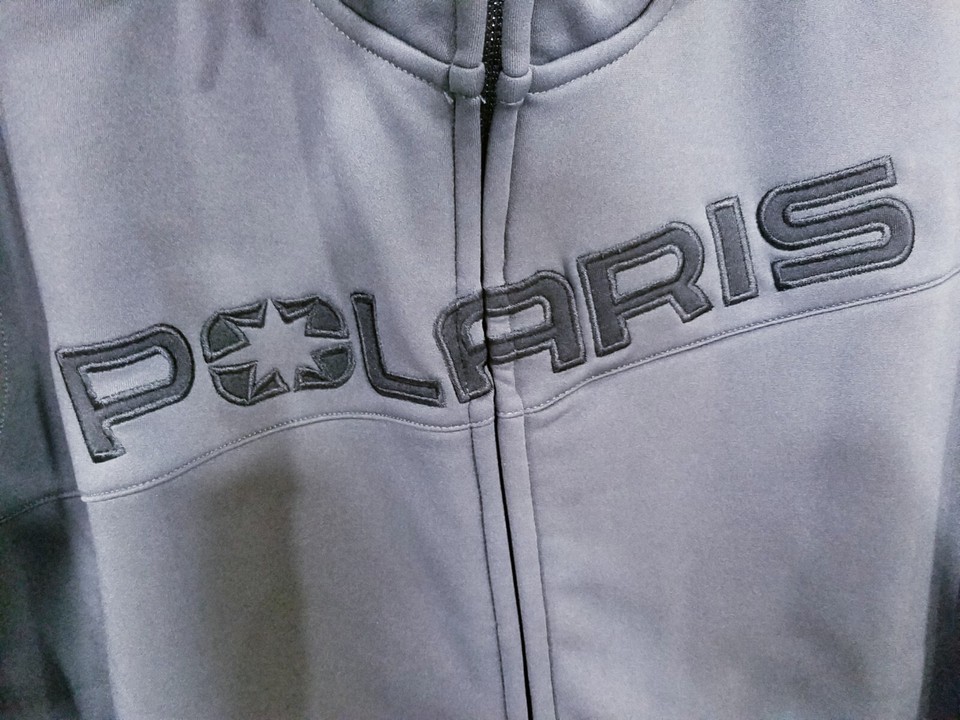 Polaris Tech Full Zip Hoodie Sz Lg - Gray | eBay