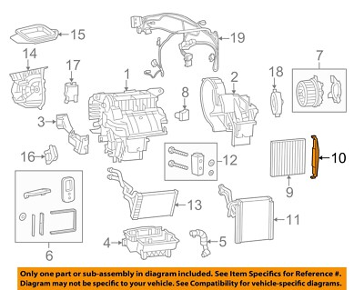 CHRYSLER OEM 14-22 200 Evaporator Heater Components-Filter Cover ...
