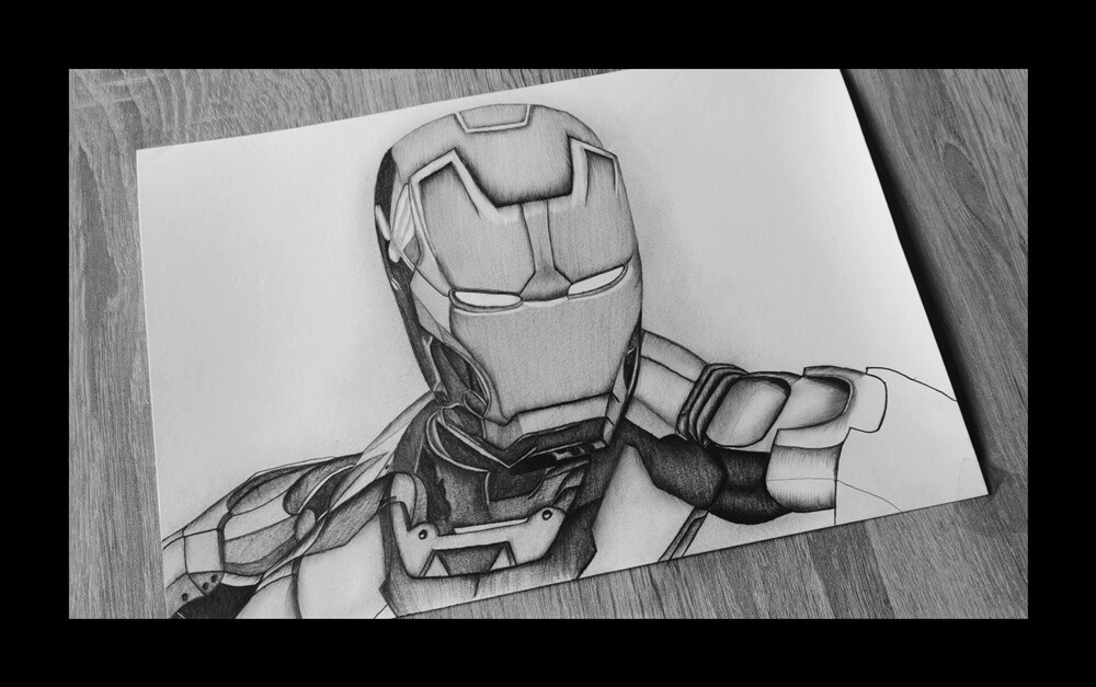 Pencil Drawings Of Ironman