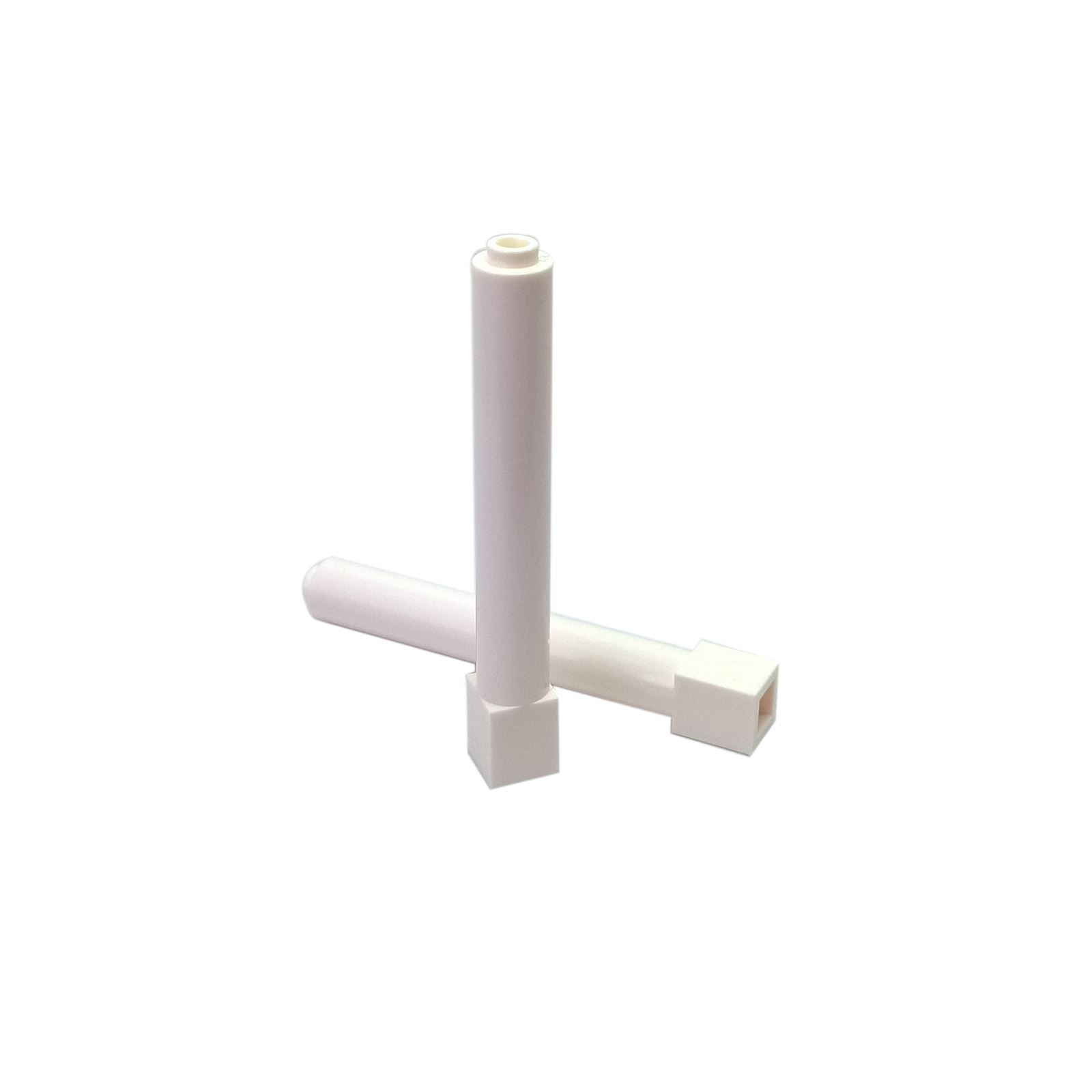 2 NEW LEGO Support 1 x 1 x 6 Solid Pillar White | eBay