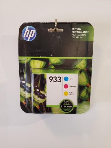 Genuine HP Ink Cartridges: Model 933, Cyan, Magenta, Yellow 3 Pack EXP ...