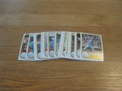 KANSAS CITY ROYALS 1981 Fleer Baseball Team Set 26 cards Brett McRae ...