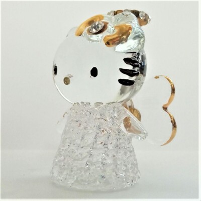 Glasswork Hello Kitty WORRY BOX angel figurine | eBay
