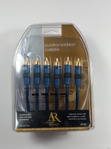 Acoustic Research High Performance Composite Video Stereo Audio AV ...