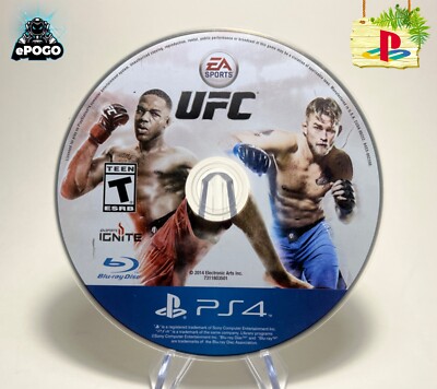 UFC (SONY Playstation 4, PS4) Tested | Authentic | Disc Only | SHIPPED ...