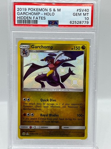 Garchomp SV40SV94 S&M Hidden Fates Baby Shiny Vault Pokemon Card PSA 10 ...