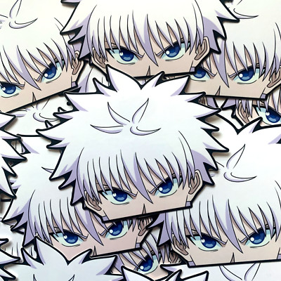 KILLUA ANIME PEEKER STICKER HUNTER X HUNTER CAR DECAL | eBay