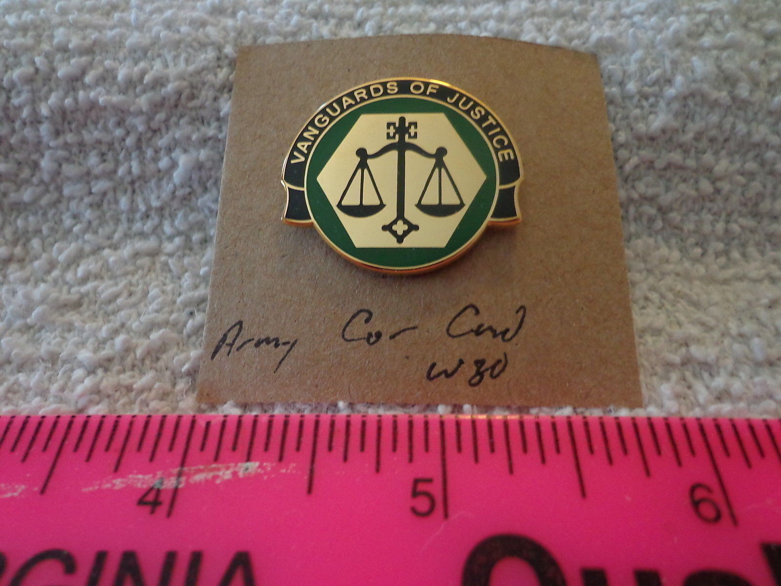 Army Corrections Command W30 Unit Crest, DI, DUI (DRAW#F1) | eBay