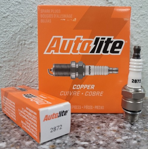 AutoLite 4 Pack Copper #2872 Solid Copper Core Spark Plugs Brand New ...