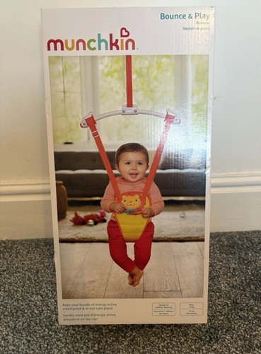 Munchkin Bounce & Play Door Frame Baby Bouncer - Brand New in box Never ...