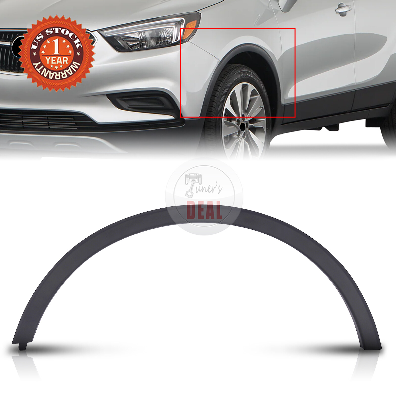 Fit Buick Encore 2013-2022 Front Driver Side Wheel Arch Molding Trim ...