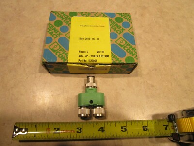 PHOENIX CONTACT ADAPTER 1523968, SAC-3P-Y/2XFS B PE SCO, 4 POSITION ...