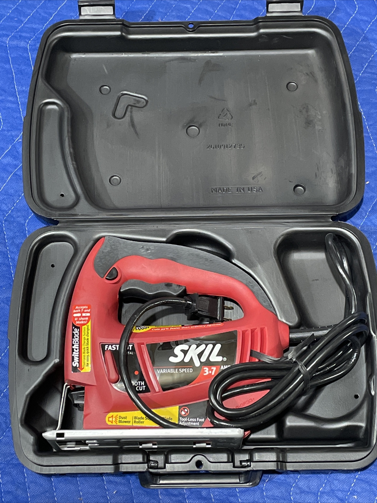 SKIL 3.7 Amp Corded Electric Variable Speed Orbital Jig Saw 4380 for ...