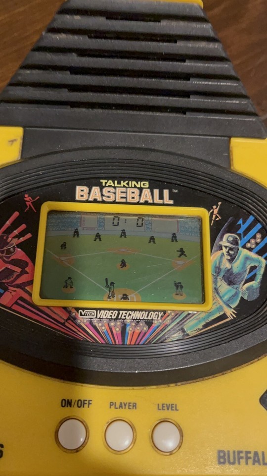 1986 Vtech Talking Play by Play Baseball Arcade Game System Vintage ...