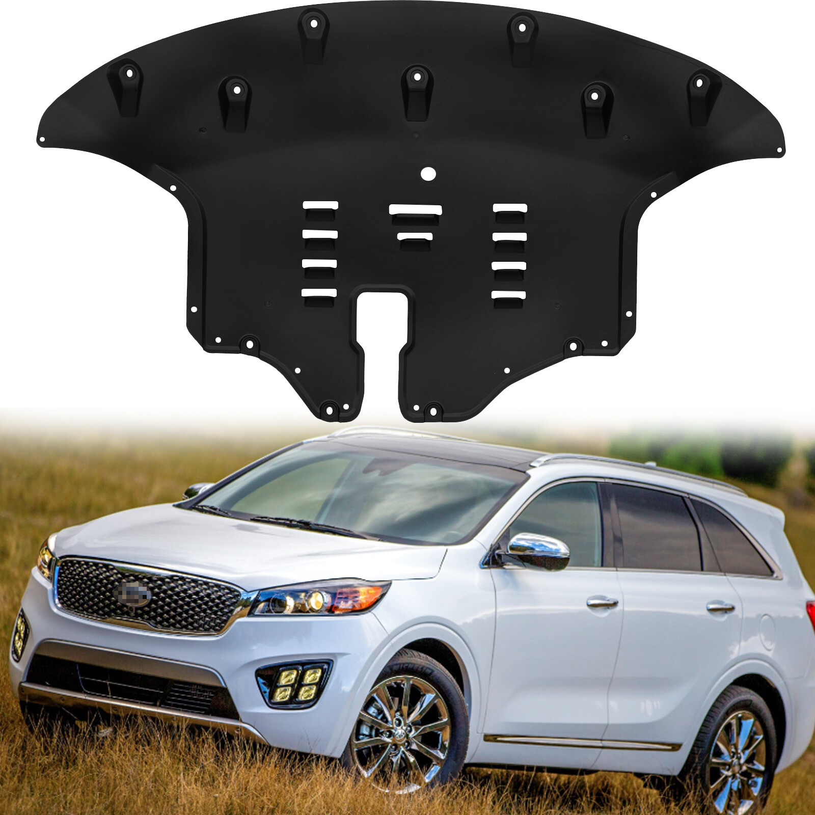 Engine Splash Shields Front 29110C6500 KI1228155 For 2016-2020 Kia ...