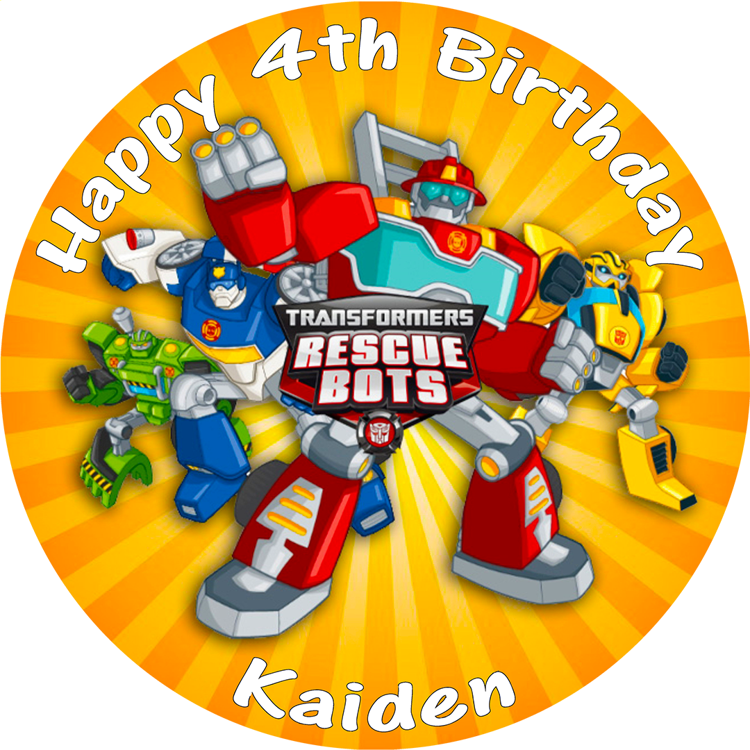 Rescue Bots Birthday Cake