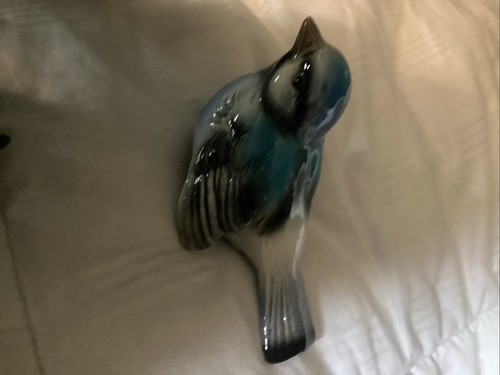 Goebel Blue Bird Figurine CV74 Bluebird High Gloss West Germany Vintage ...