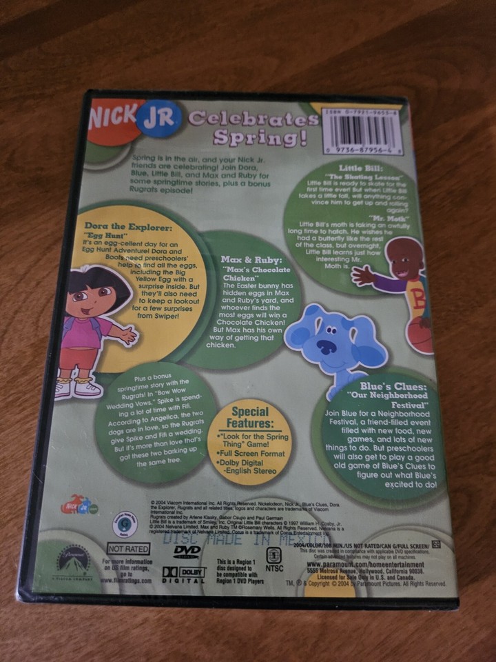 Nick Jr. Celebrates Spring (DVD, 2004) 97368795648 | eBay