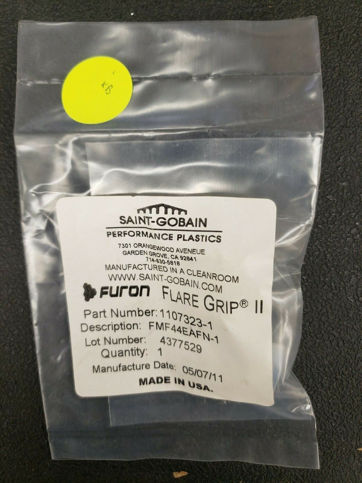 NEW, SAINT-GOBAIN, FMF44EAFN-1, Furon - Elbow Female Connector 1/4 ...