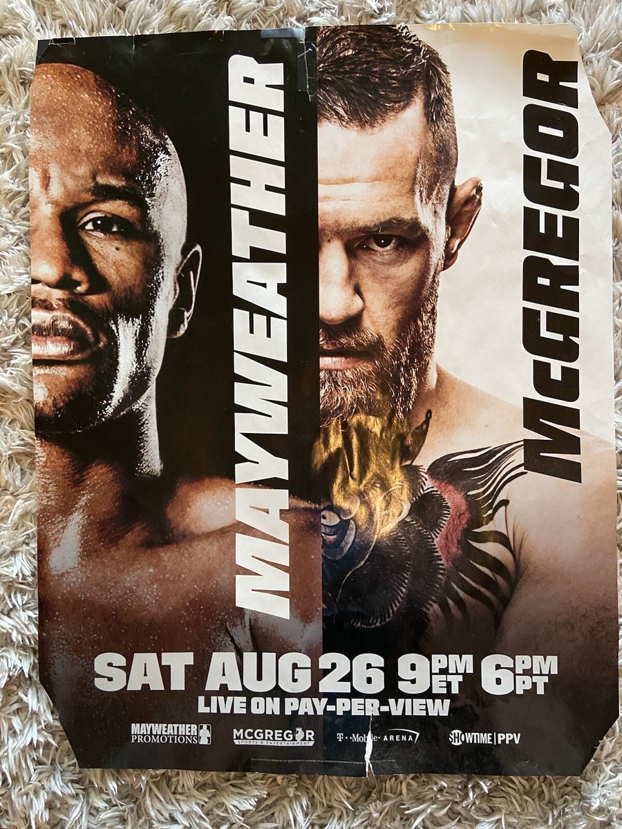 Mcgregor Mayweather Fight Poster Conor Mcgregor Vs. Floyd Mayweather