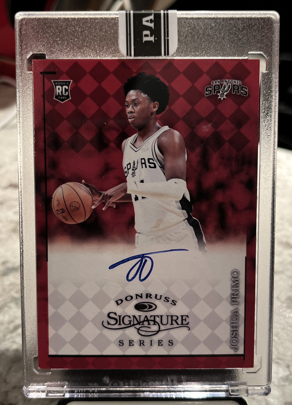 Joshua Primo 2021-22 Panini Donruss Signature Series Rookie Auto Red 1/ ...