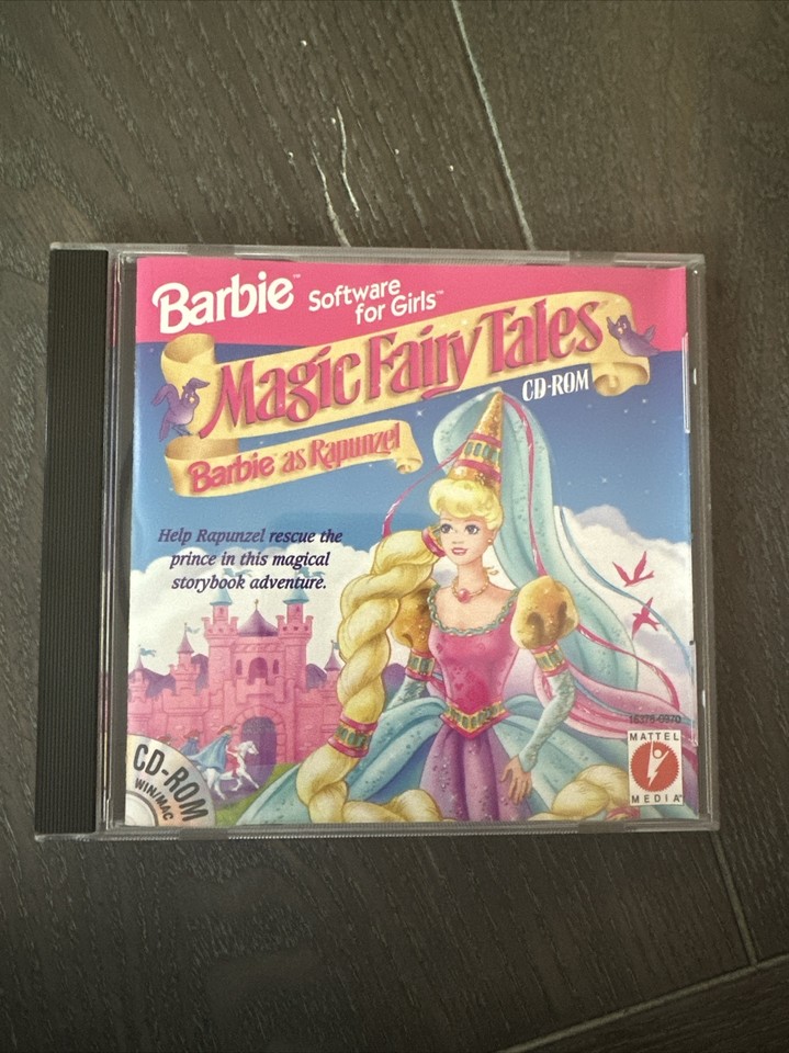 Barbie Software for Girls Magic Fairy Tales Barbie as Rapunzel CD-ROM ...