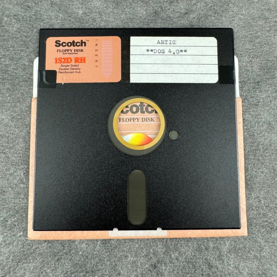 Vintage Computer Floppy Disk - Estate Find, Collector's Item, Untested ...