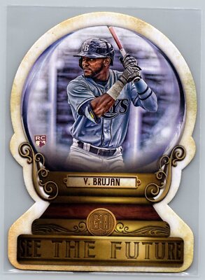 2022 Topps Gypsy Queen Crystal Gazing Die-Cut #CG-3 Vidal Brujan Rays ...